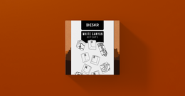 White Topo Canyon Keycaps | Deskr