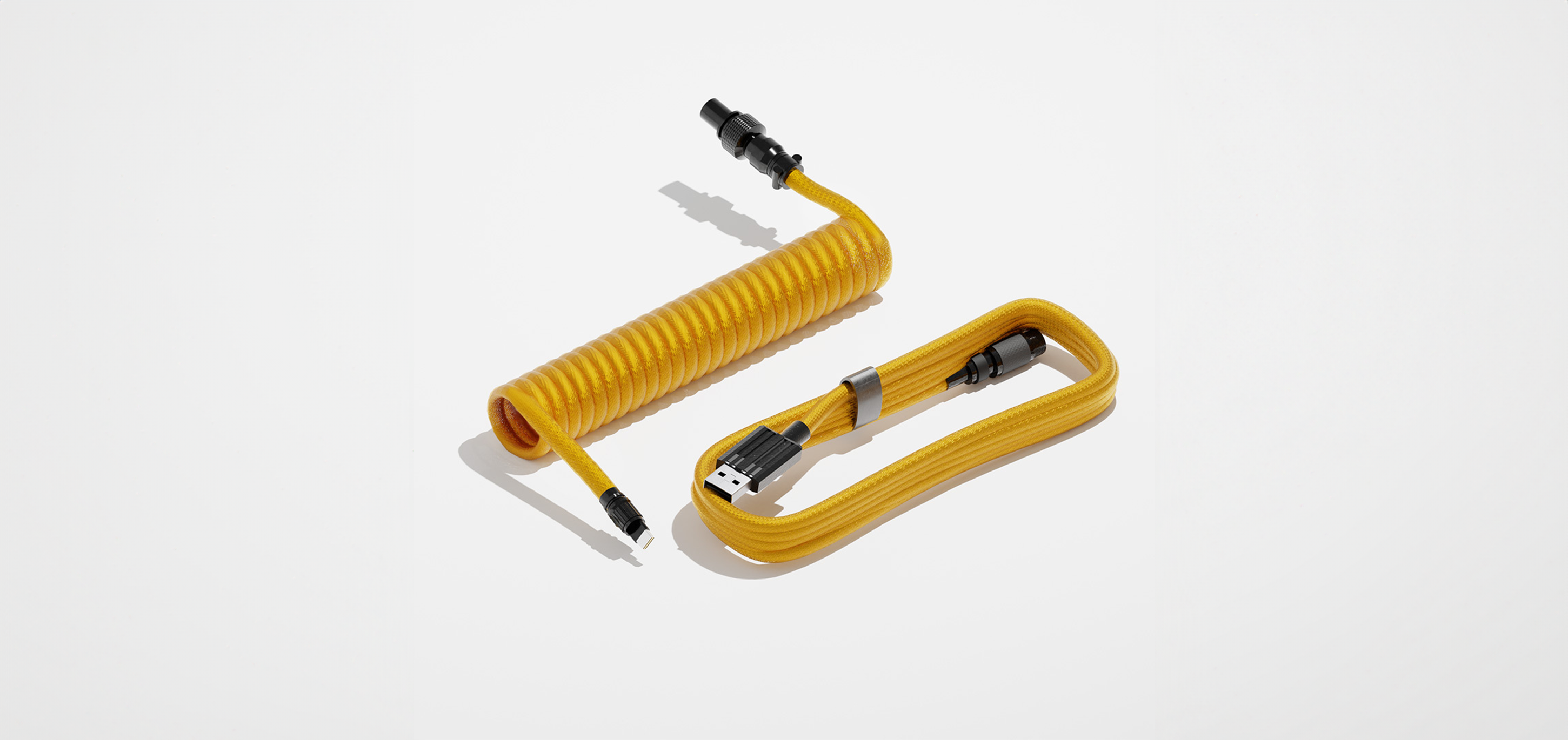 Buy Keyboard Coiled Cables | Spiral Cable for Keyboards – Deskr