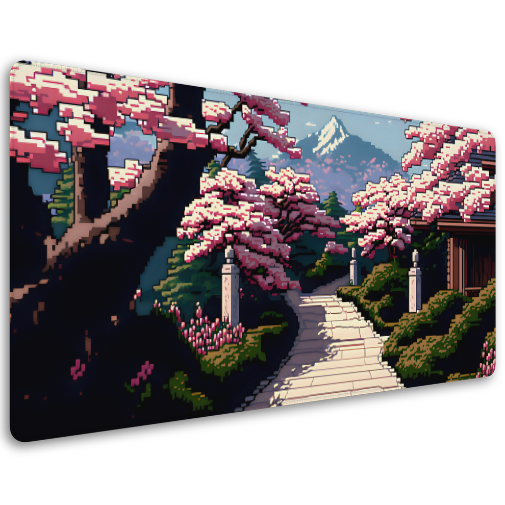 Pixel Blossom Deskpad | Deskr