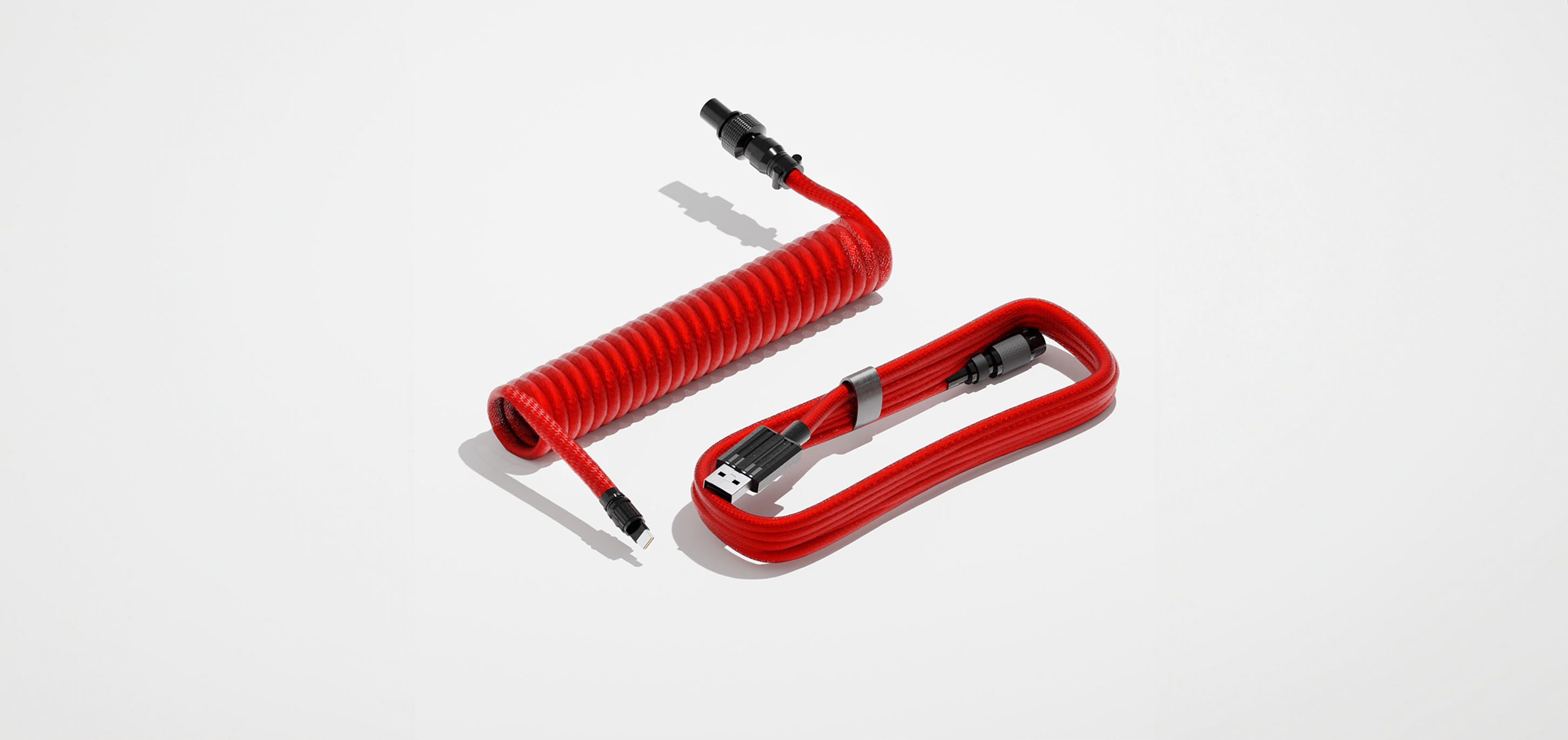 Buy Coiled Keyboard Cables | Spiral Cable for Keyboards – Deskr