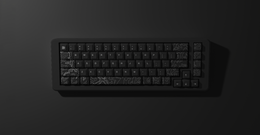 Black Topo Canyon Keycaps | Deskr