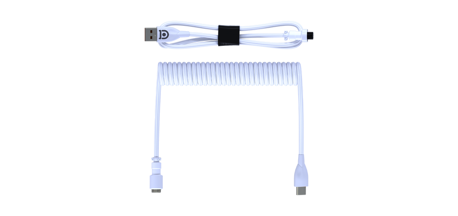 Buy Keyboard Coiled Cables | Spiral Cable for Keyboards – Deskr