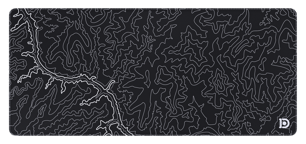 White Topo Canyon Keycaps | Deskr